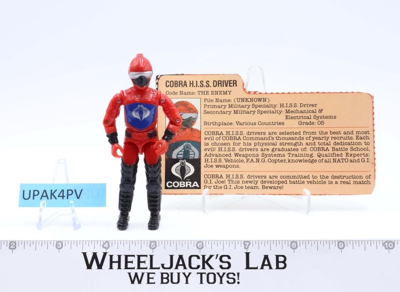 Cobra H.I.S.S. Driver V1 100% Complete G.I. Joe 1983 Hasbro Vintage ...