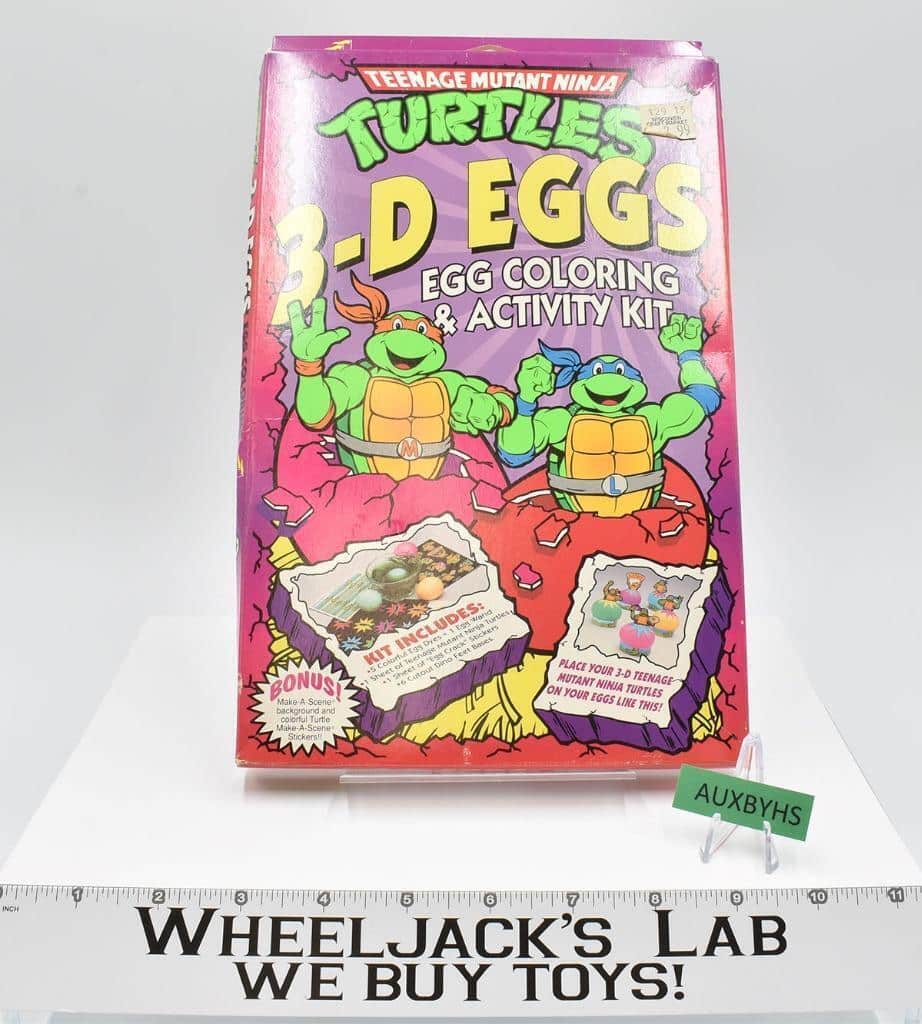 3-D Eggs Coloring Teenage Mutant Ninja Turtles 1994 Mello Smello NEW ...