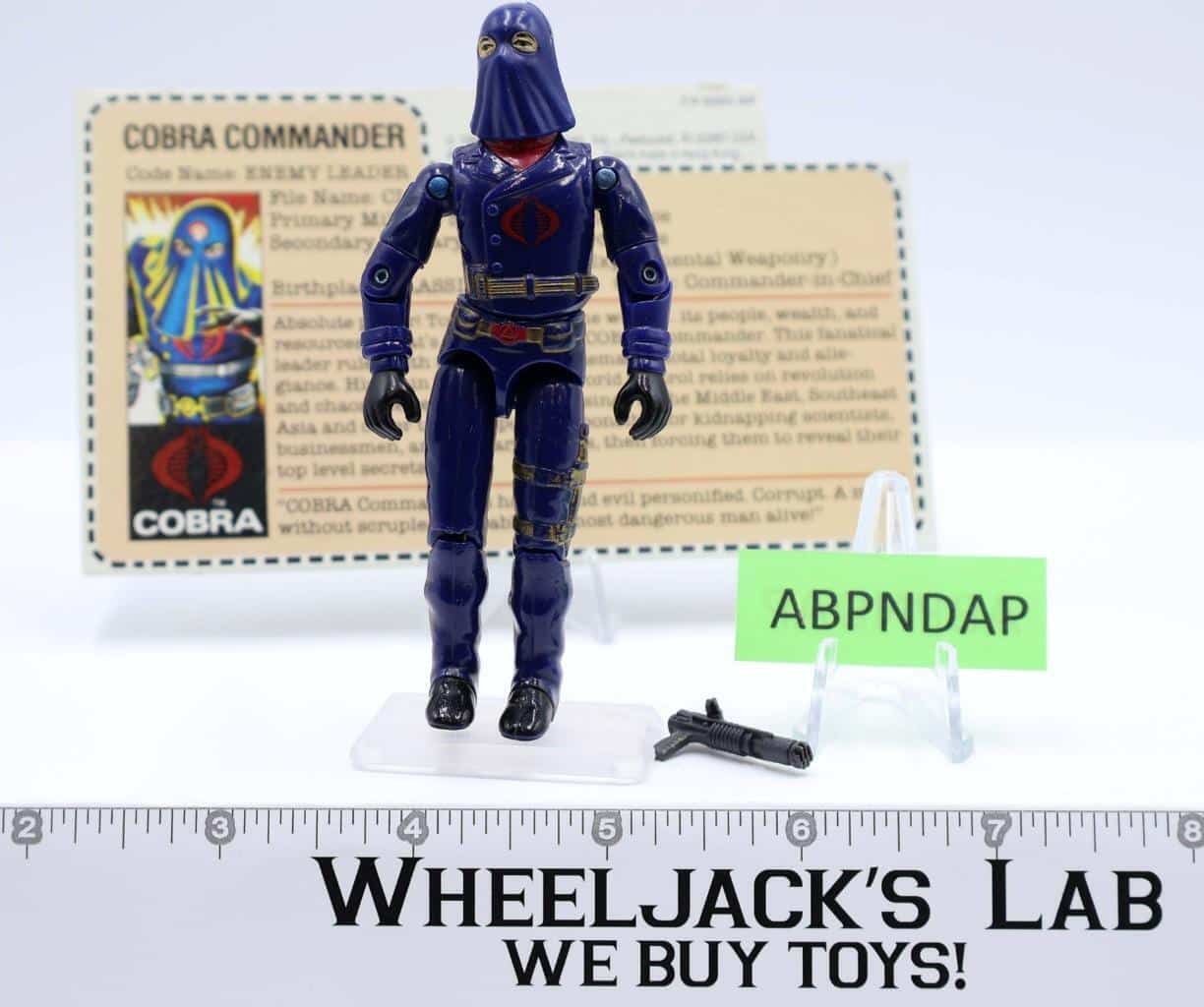 Cobra Commander V2 MAIL AWAY 100% Complete G.I. Joe 1984 Hasbro Vintage ...