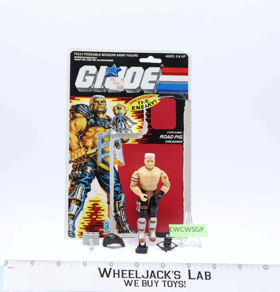 Road Pig V1 100% Complete W/Cardback GI Joe ARAH Vintage 1988 Action ...