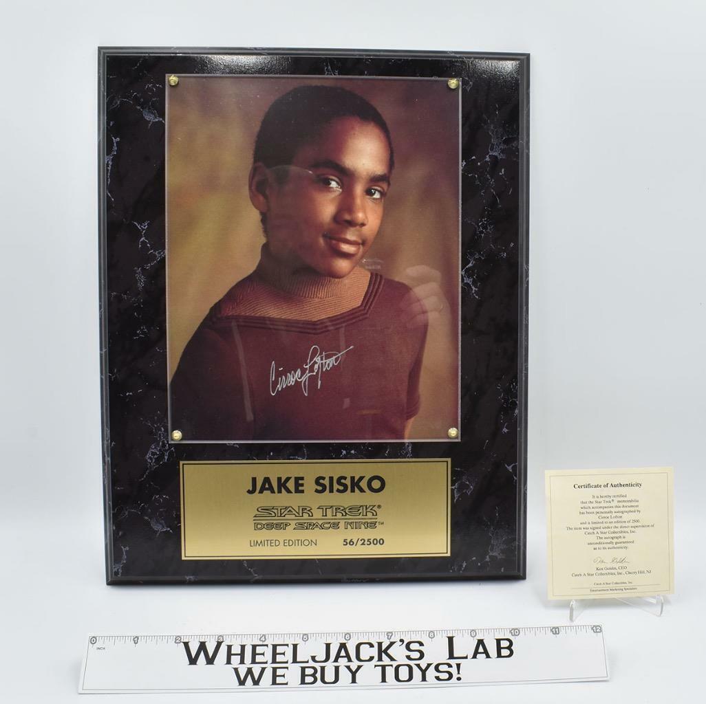 Jake Sisko Star Trek Cirroc Lofton Limited Edition AUTOGRAPHED Plaque ...