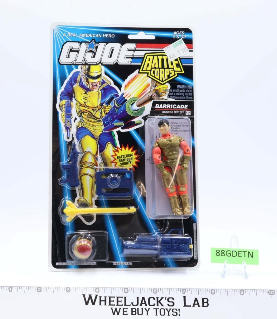 Barricade Battle Corps NEW MOSC 1992 GI Joe Hasbro Action Figure ...