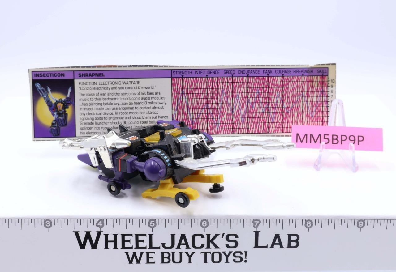 Shrapnel 100% Complete 1985 Vintage Hasbro G1 Transformers Action ...