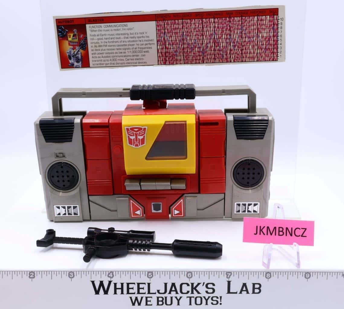 Blaster 100% Complete 1985 Vintage G1 Transformers Boombox Action ...