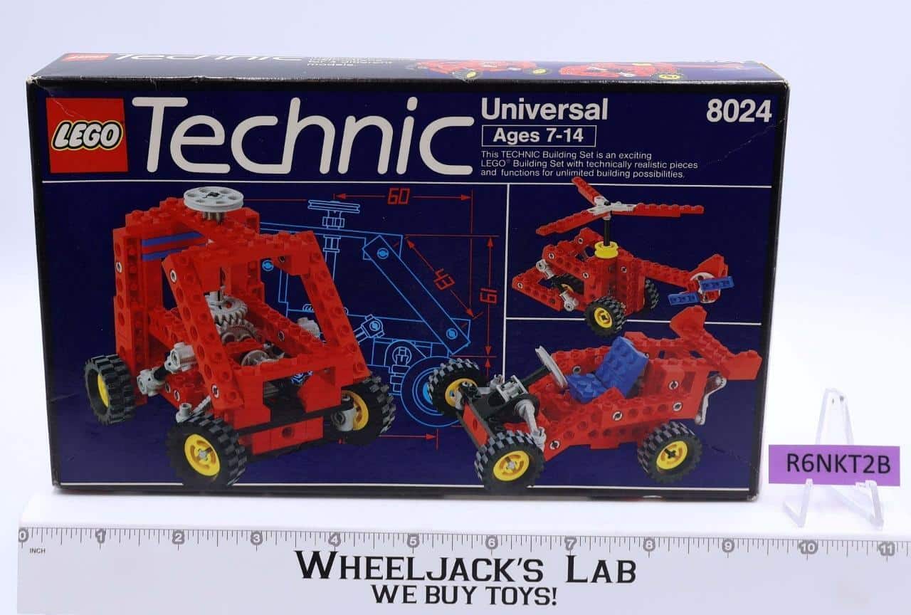 Technic Universal Building Set #38024 100% Complete W/Box 1989 Lego ...