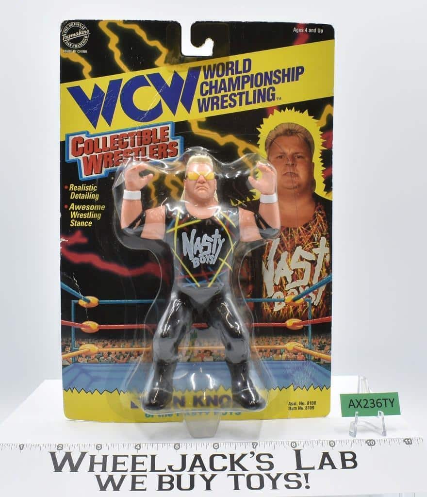 Brian Knobs WCW Collectible Wrestlers MOSC The Original Toymakers 1994 ...