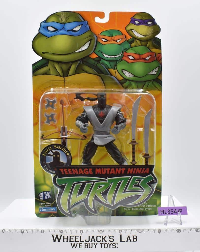 Foot Soldier Teenage Mutant Ninja Turtle TMNT 2002 Playmates MOSC NEW ...