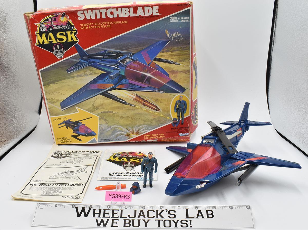 Switchback Miles Mayhem 100% Complete W/Box MASK 1985 Vintage Action ...