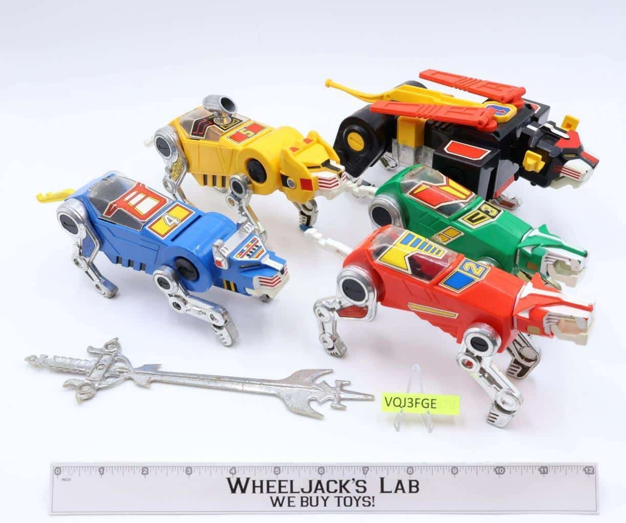 Lion Force Set Voltron 1984 LJN Toys Robot Action Figure Vintage ...