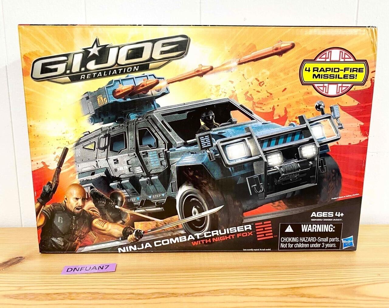 GI Joe Retaliation Ninja Combat Cruiser W/Night Fox MISB G.I. Joe 2012 ...