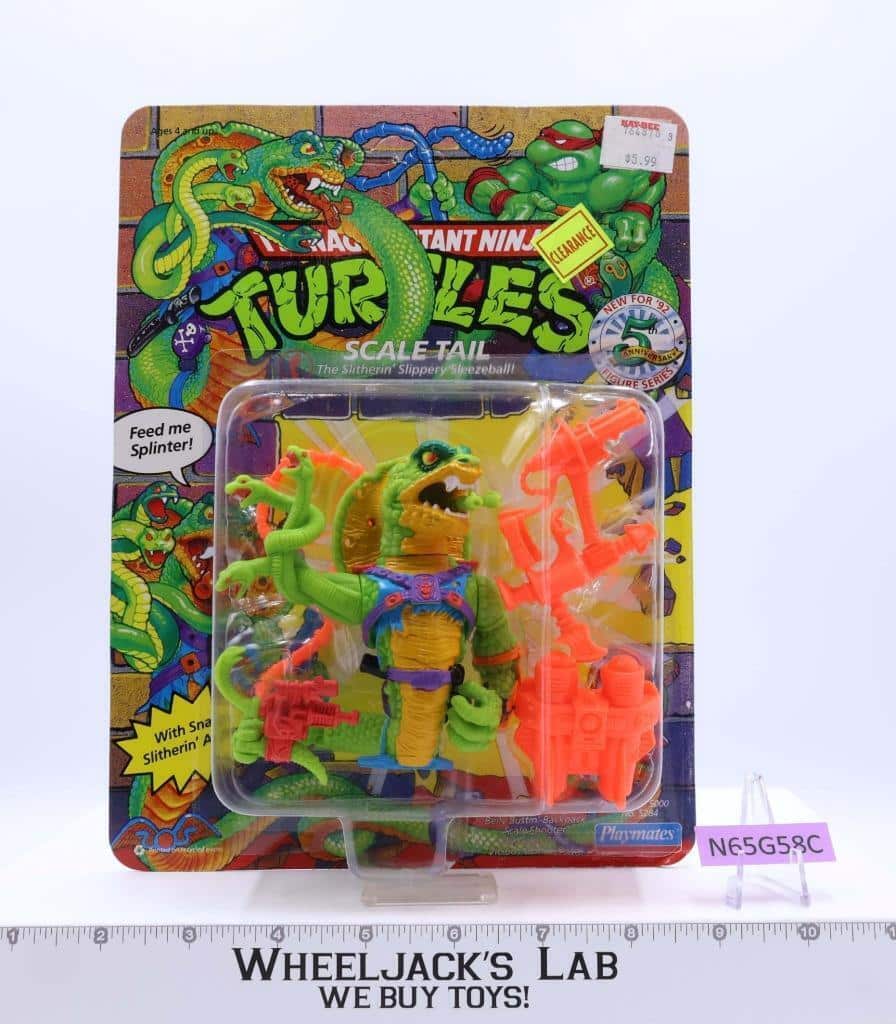 Scale Tail Teenage Mutant Ninja Turtles TMNT 1992 Playmates NEW MOSC ...