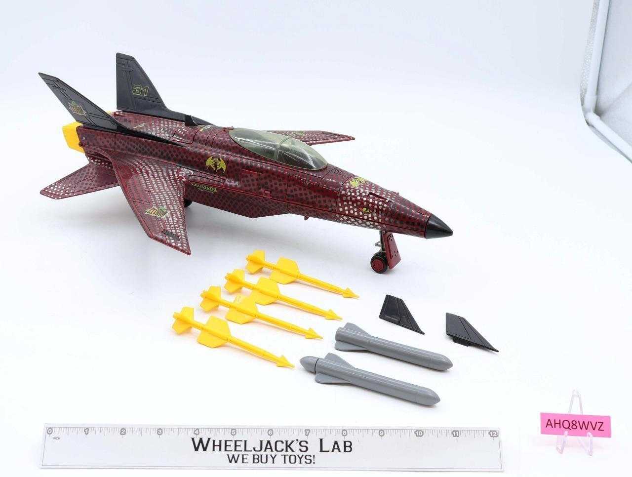 Python Conquest X-30 Jet 100% Complete GI Joe 1989 Hasbro Action Figure ...