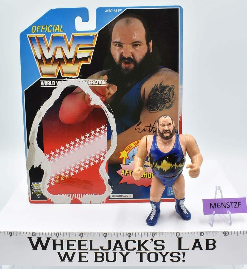 Earthquake W/CARDBACK 1992 WWF Wrestling Hasbro Action Figures ...