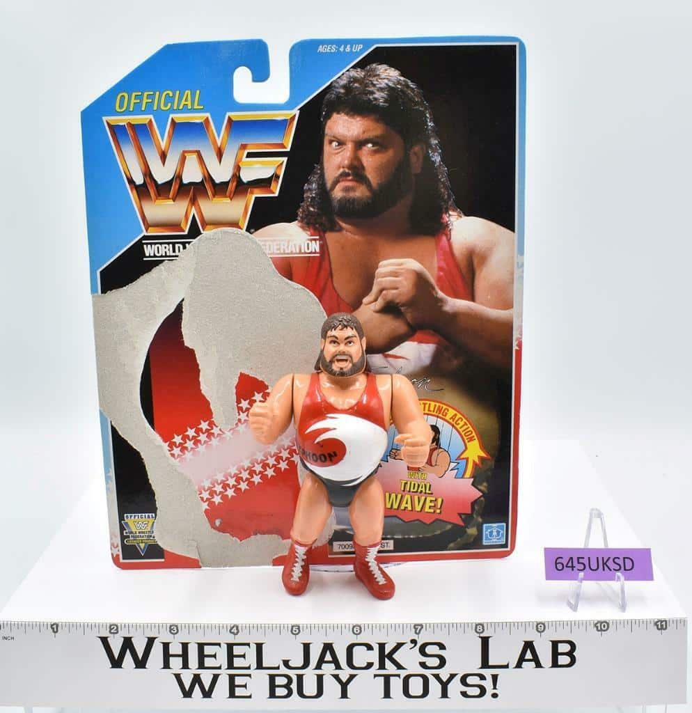Typhoon W/CARDBACK 1992 WWF Wrestling Hasbro Action Figures - Wheeljack ...