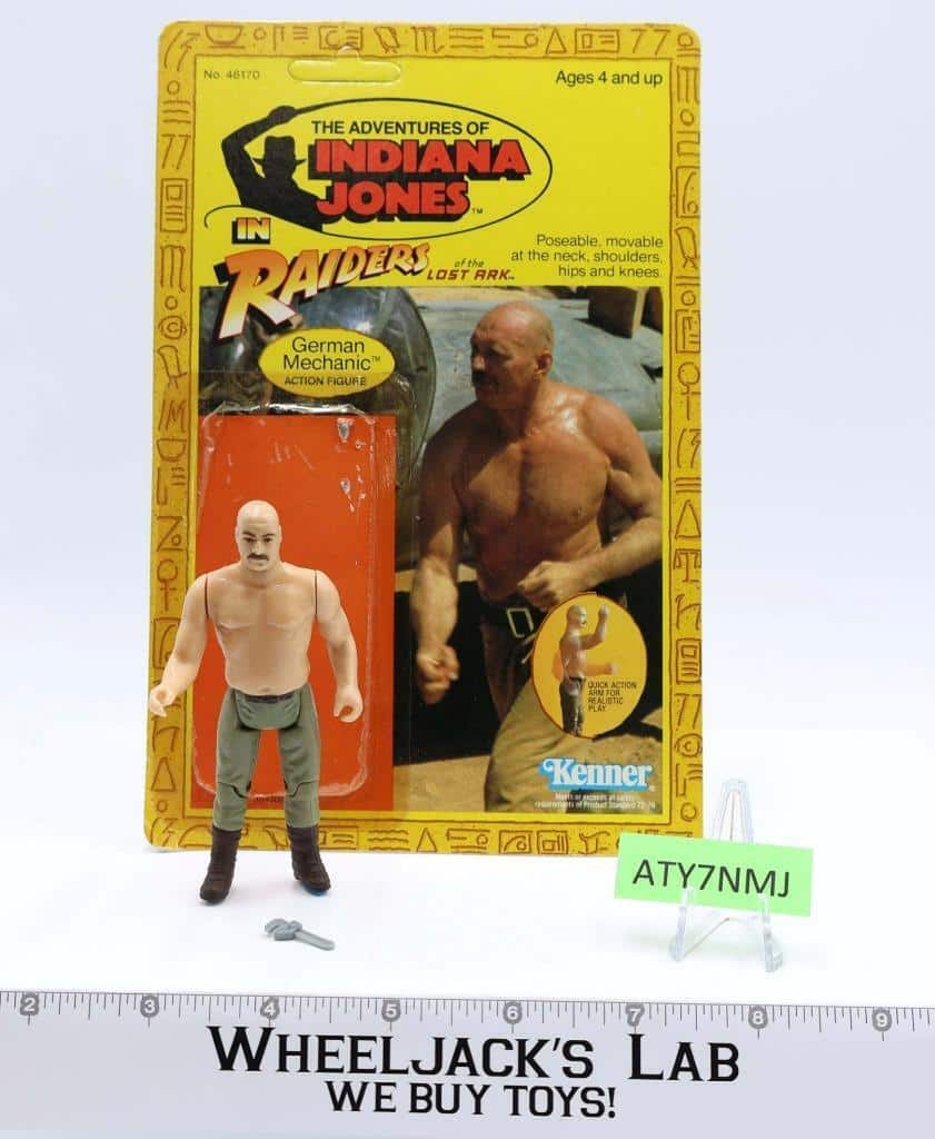 German Mechanic Complete Raiders of the Lost Ark Indiana Jones 1982 ...