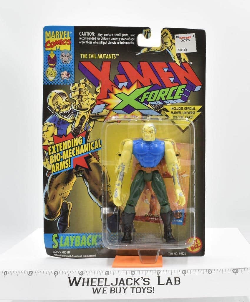 Slayback Marvel Comics X-Men X-Force MOSC 1994 Toybiz - Wheeljack's Lab