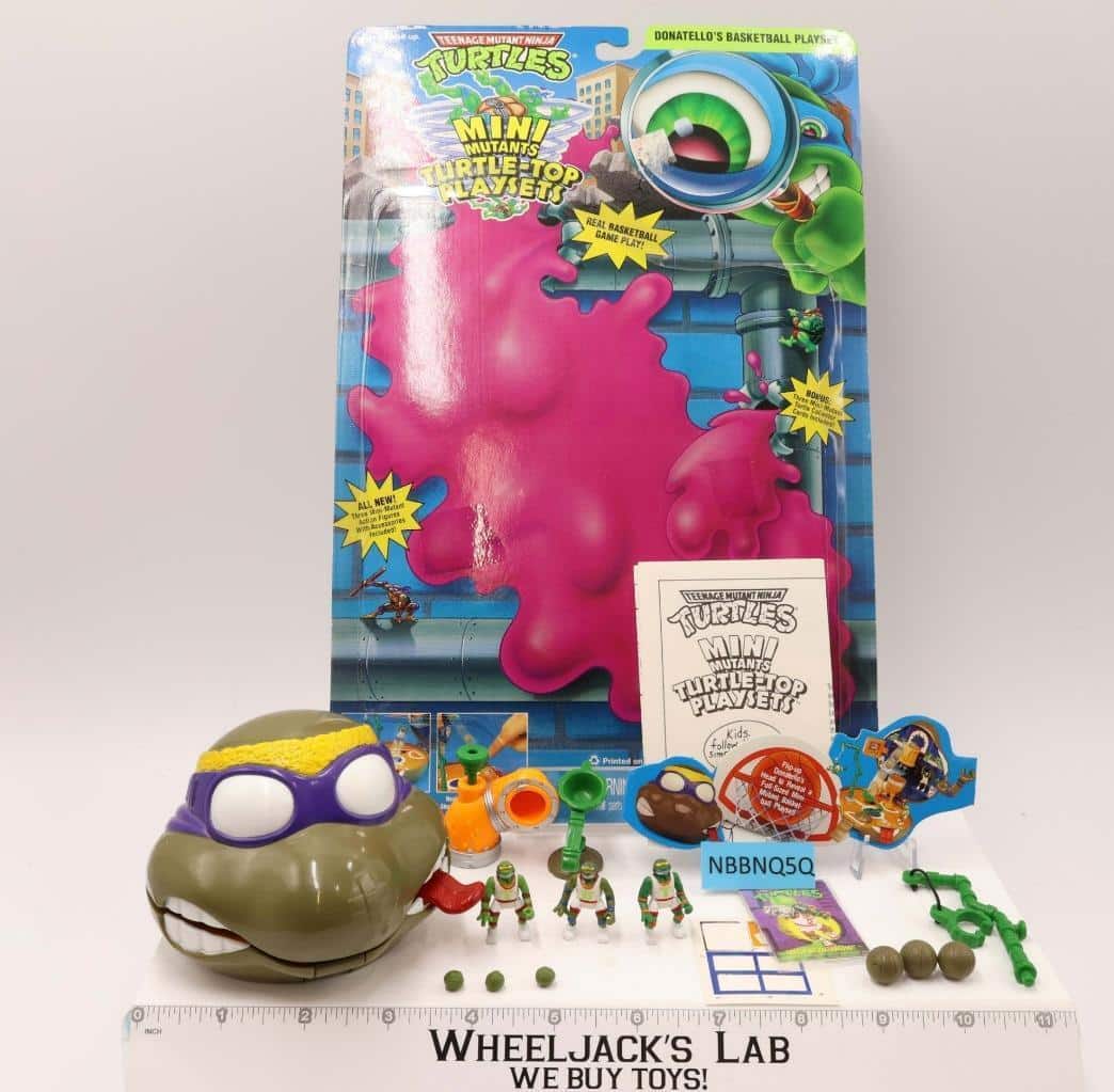 Donatello's Basketball Playset Mini Mutants 100% Complete TMNT 1994 ...