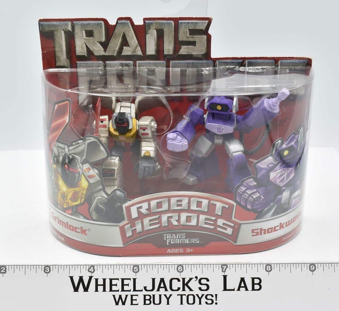 Grimlock & Shockwave Robot Heroes Transformers Hasbro 2006 MOSC ...