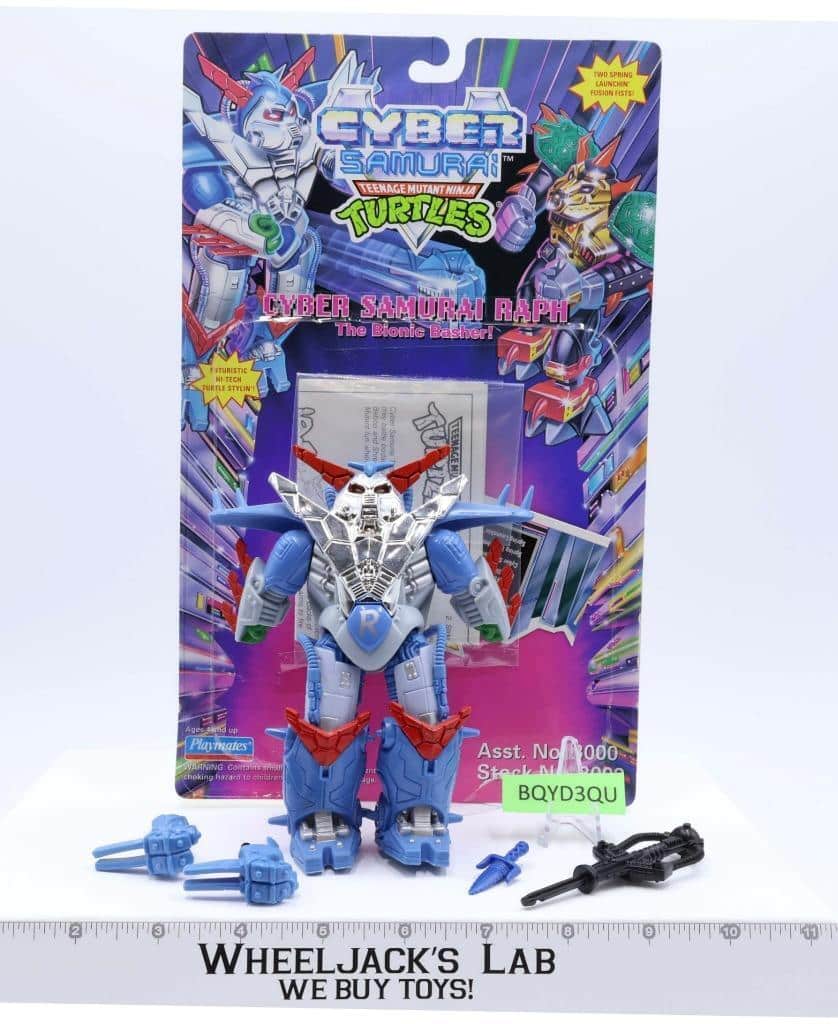 Cyber Samurai Raph 100% Complete TMNT 1994 Playmates Vintage Action ...