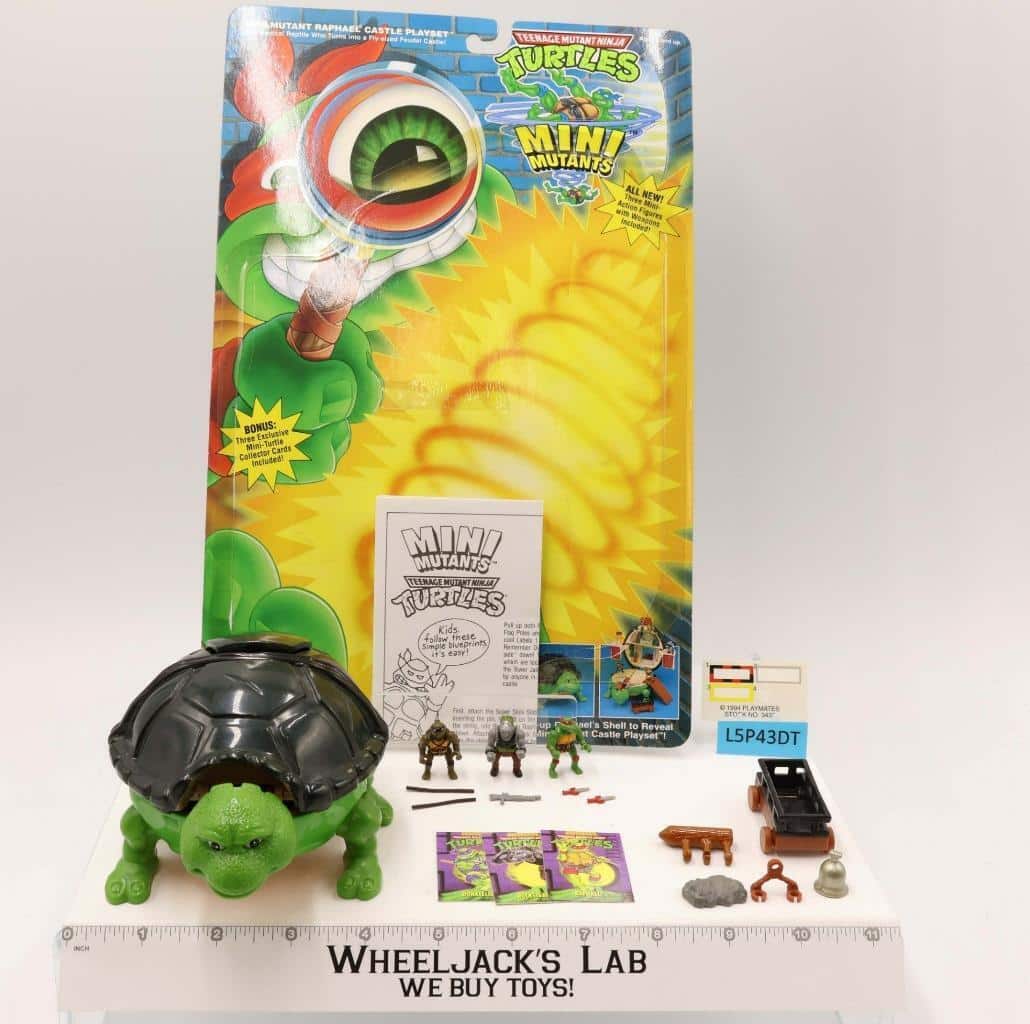 Raphael Feudal Castle Mini Mutants Playset Complete TMNT 1994 Playmates ...