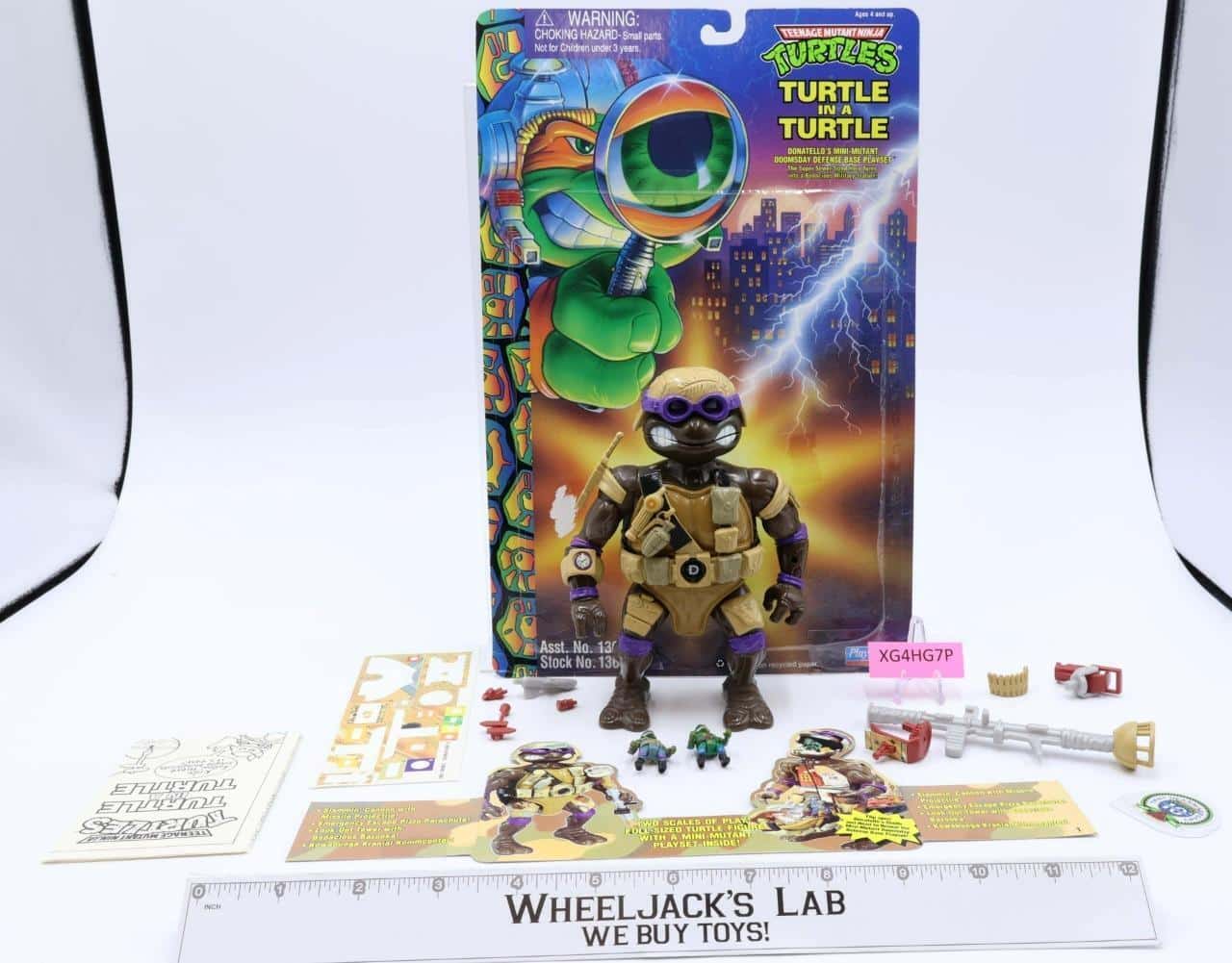 Don's Doomsday Defense Base Playset Turtle in a Turtle Complete TMNT ...