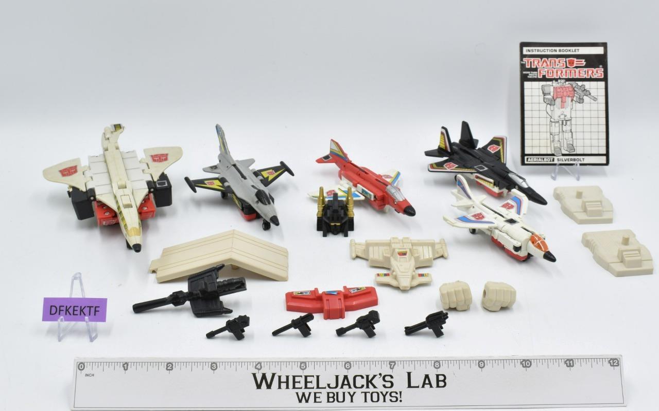 Superion Aerialbots Set 100% Complete 1986 G1 Transformers Vintage ...