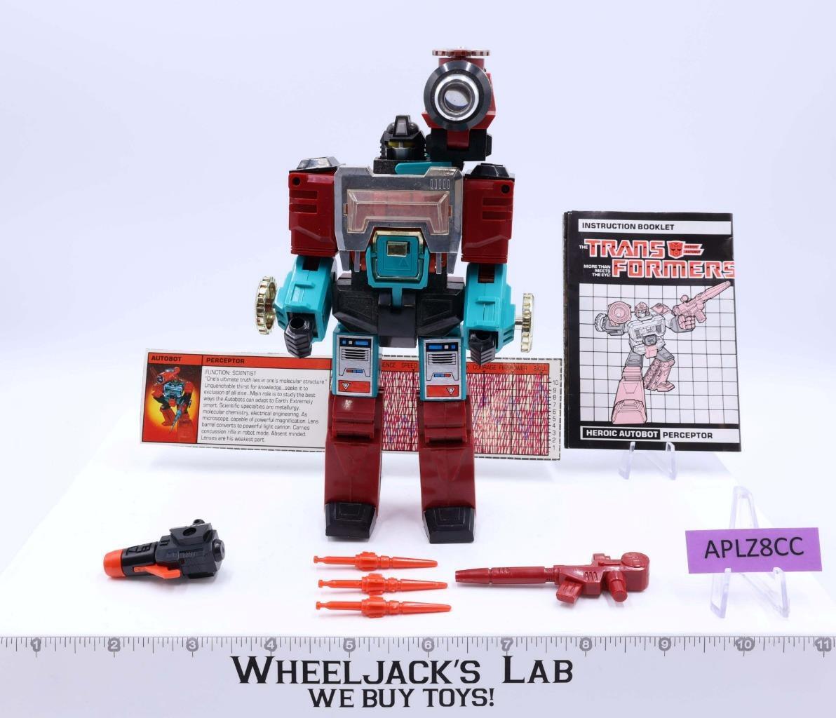 Perceptor 100% Complete 1985 Vintage G1 Transformers Microscope Action ...