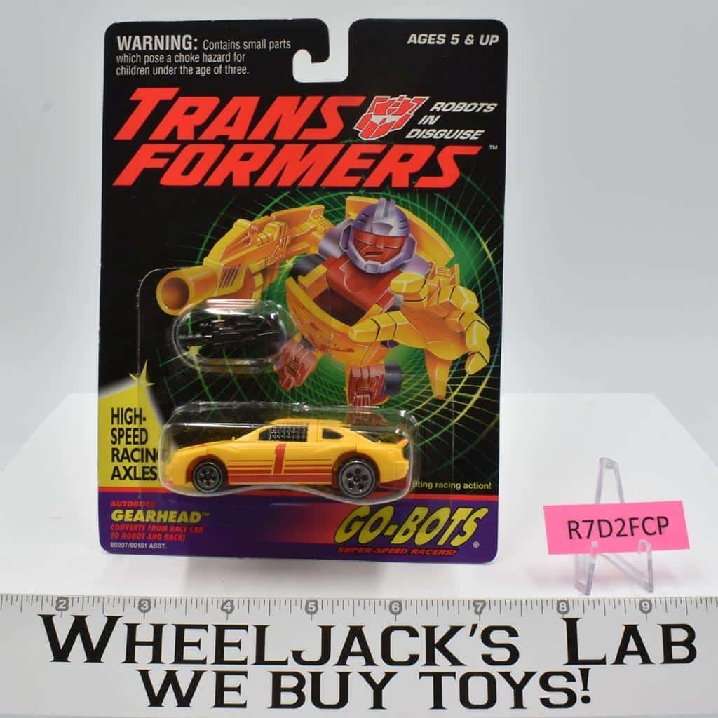 Gearhead Autobot G2 Transformers Go-Bots 1994 Hasbro Figure NEW MOSC ...