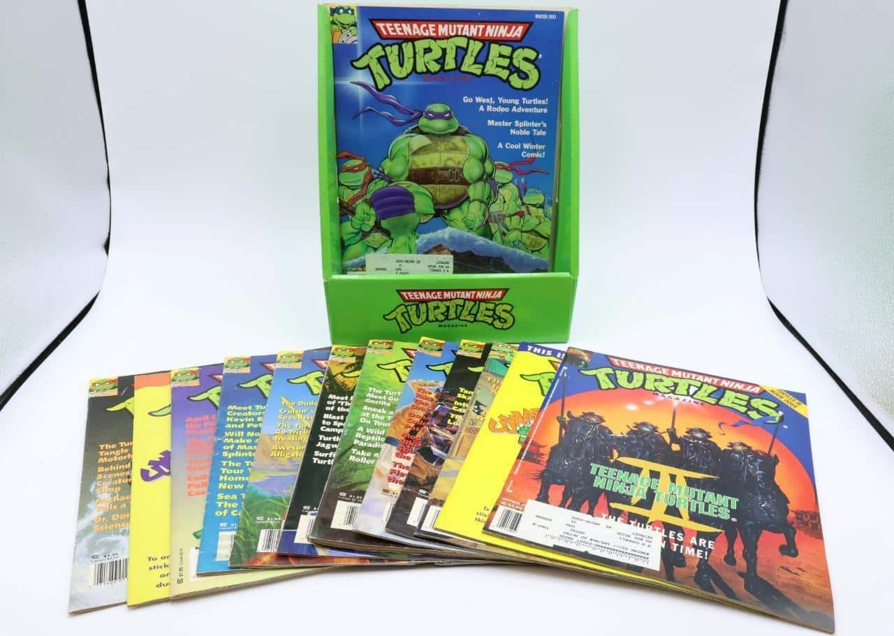Lot of 13 Teenage Mutant Ninja Turtles Magazines 1990's Mirage Studios ...