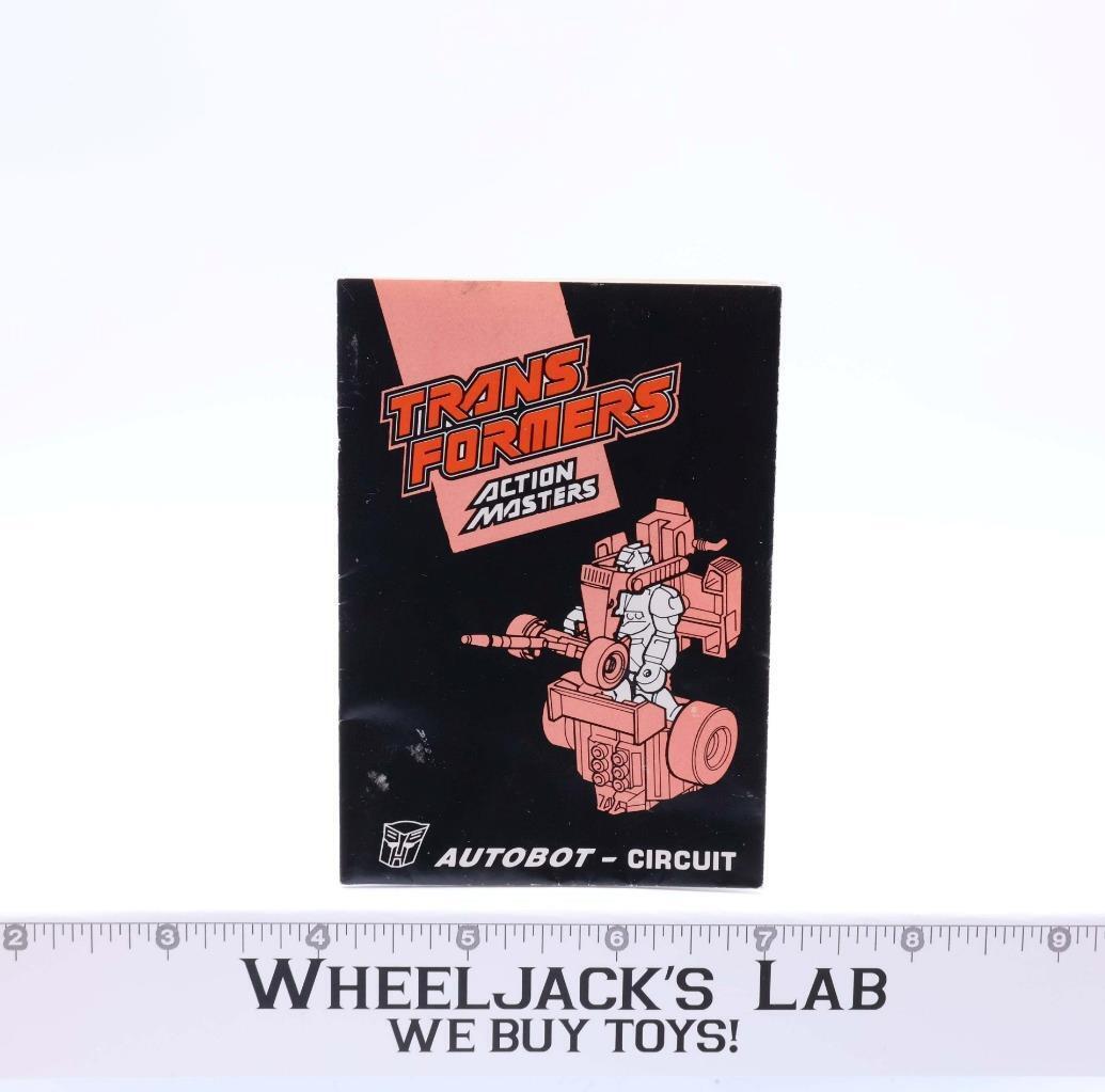 Circuit Action Masters European Instruction Manual Booklet 1990 G1 ...