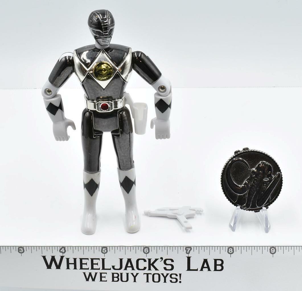The Movie Metallic Black Ranger Zack MMPR Power Ranger 1995 Bandai ...