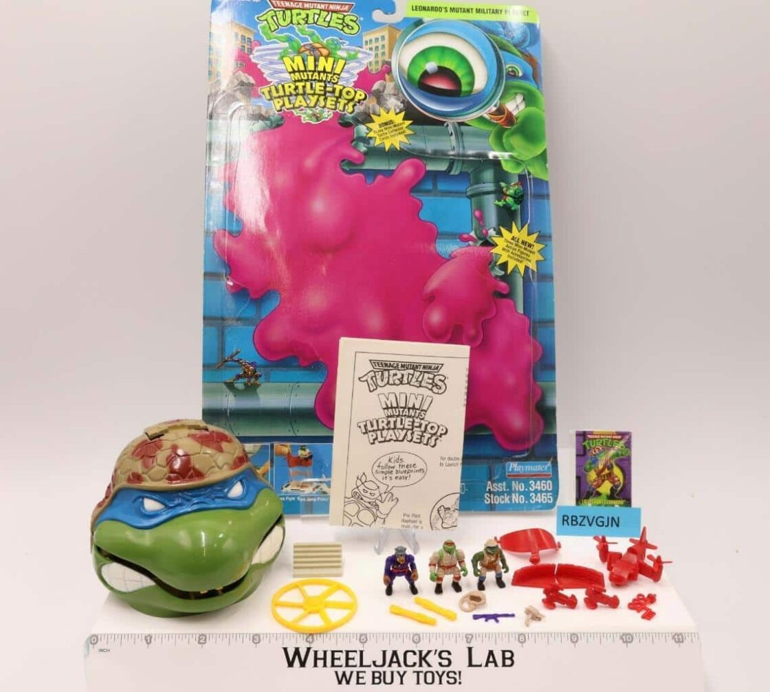 Leonardo's Mutant Military Playset Mini Mutant 100% Complete TMNT 1994 ...