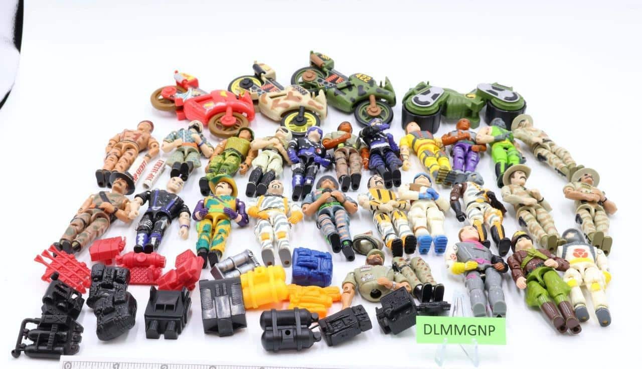 Lot of Corps! Action Figures & Vehicles 1980's Lanard Toys 3.75" GI Joe ...