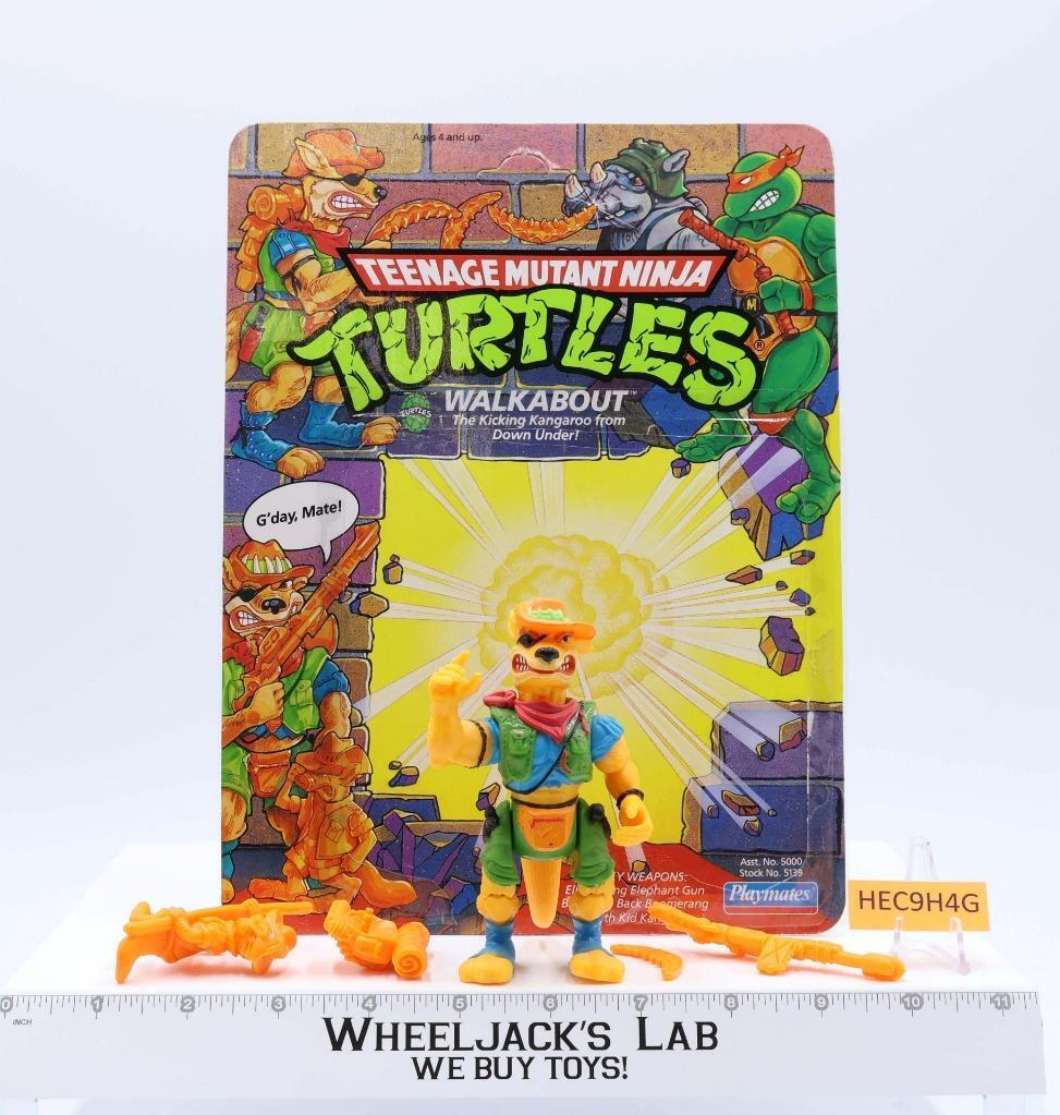 Walkabout 100% Complete W/Card TMNT 1991 Playmates Vintage Action ...