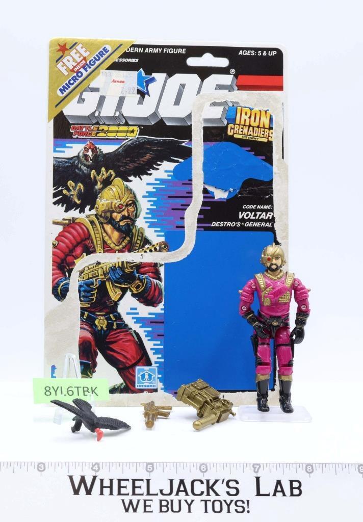 Voltar V1 100% Complete W/Cardback 1988 GI Joe ARAH Vintage Hasbro ...
