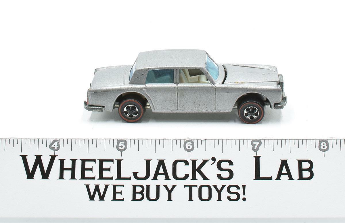 Rolls-Royce Silver Shadow Grey Enamel 1969 Redline Hot Wheels Mattel ...