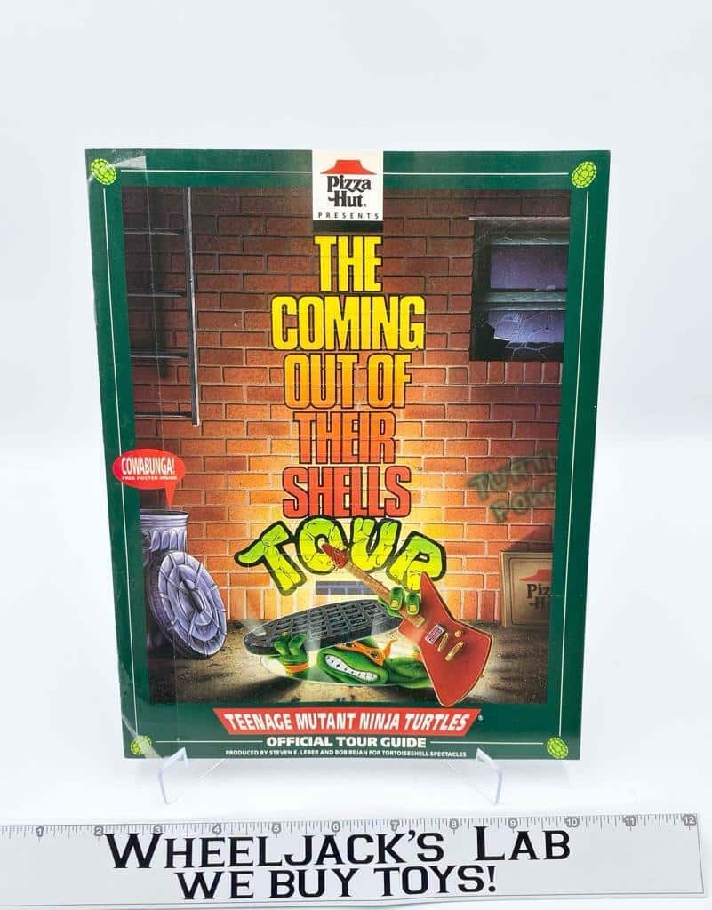 Coming out of Their Shells Official Tour Guide TMNT 1990 Pizza Hut ...