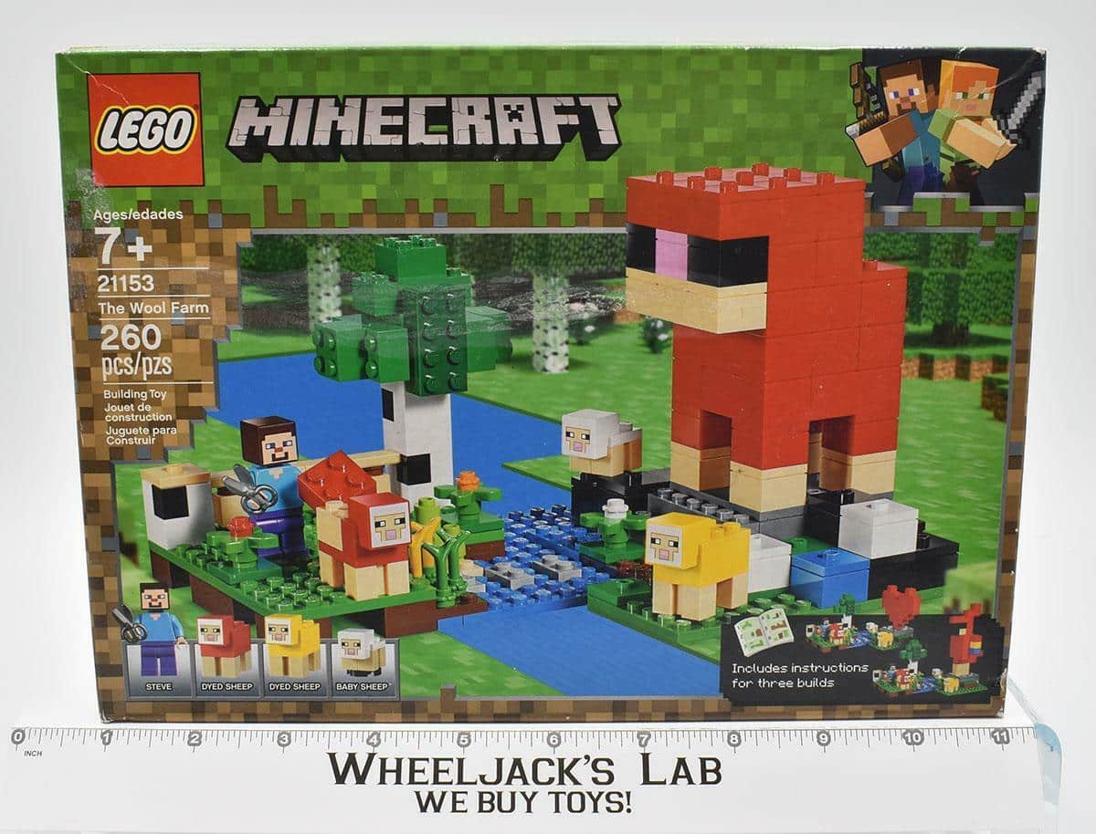 Minecraft 21153 The Wool Farm Lego 2019 NEW MISB - Wheeljack's Lab