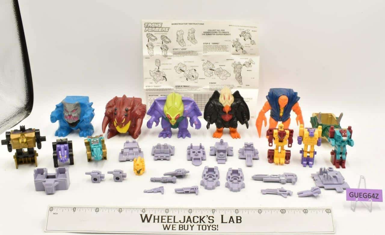 Pretender Monstructor 100% Complete Vintage 1989 G1 Transformers Action ...