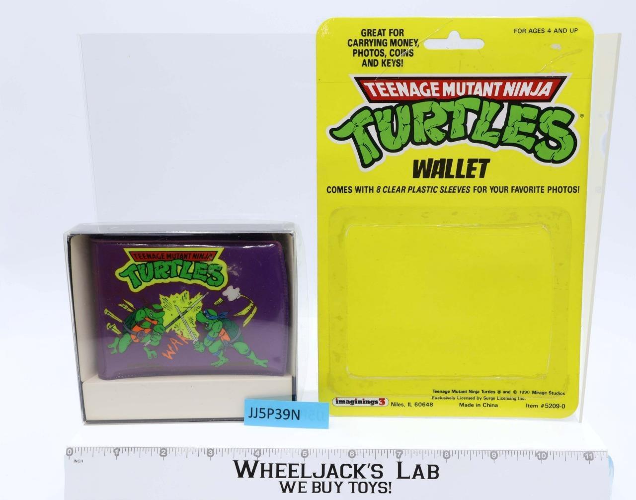 TMNT Teenage Mutant Ninja Turtle Vintage Wallet 1990 Mirage Studios NEW ...