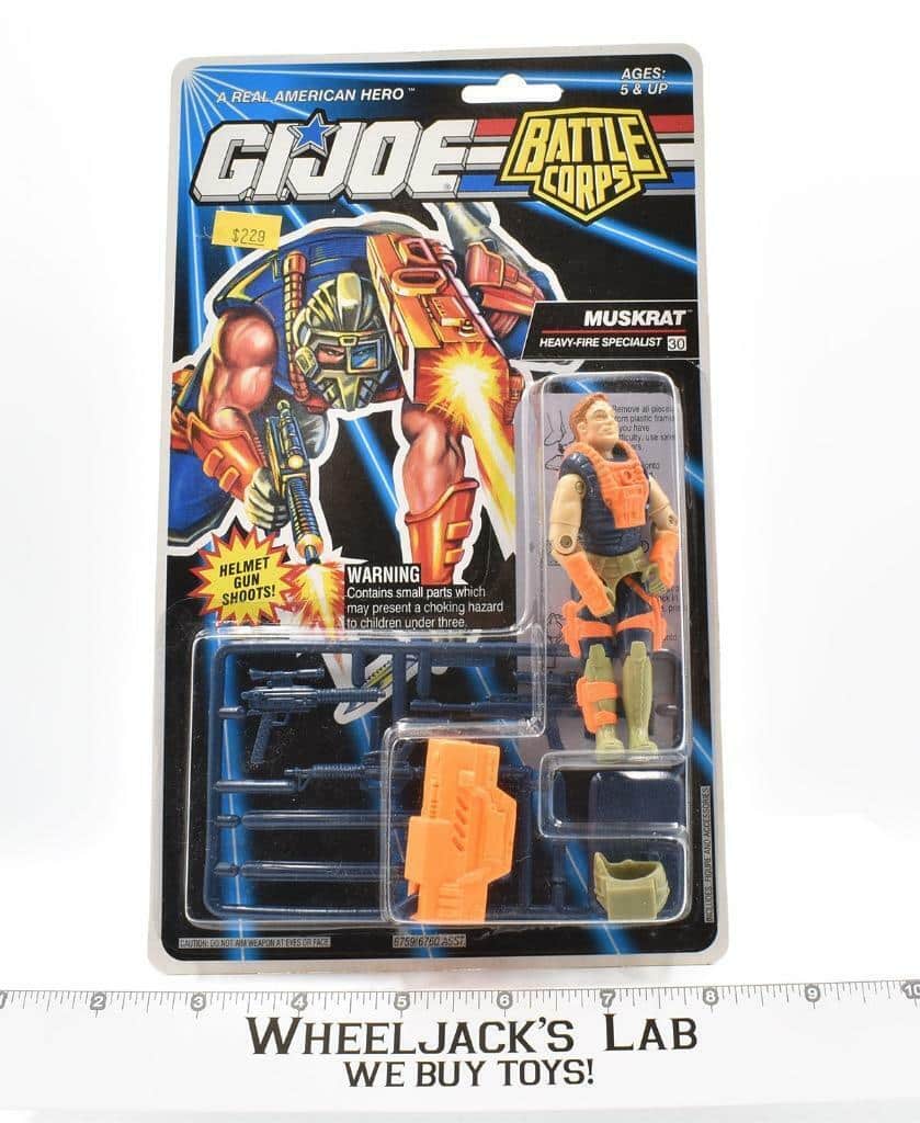 Muskrat Heavy-Fire Specialist NEW MOSC 1992 GI Joe Hasbro Vintage ...