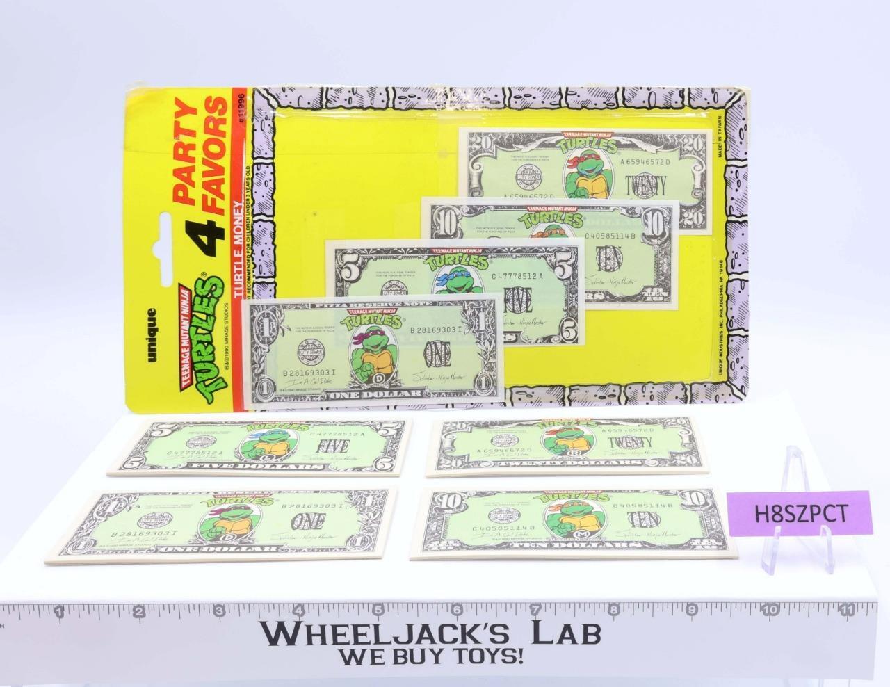 Turtle Money Party Favors Teenage Mutant Ninja Turtles TMNT 1990 Unique ...