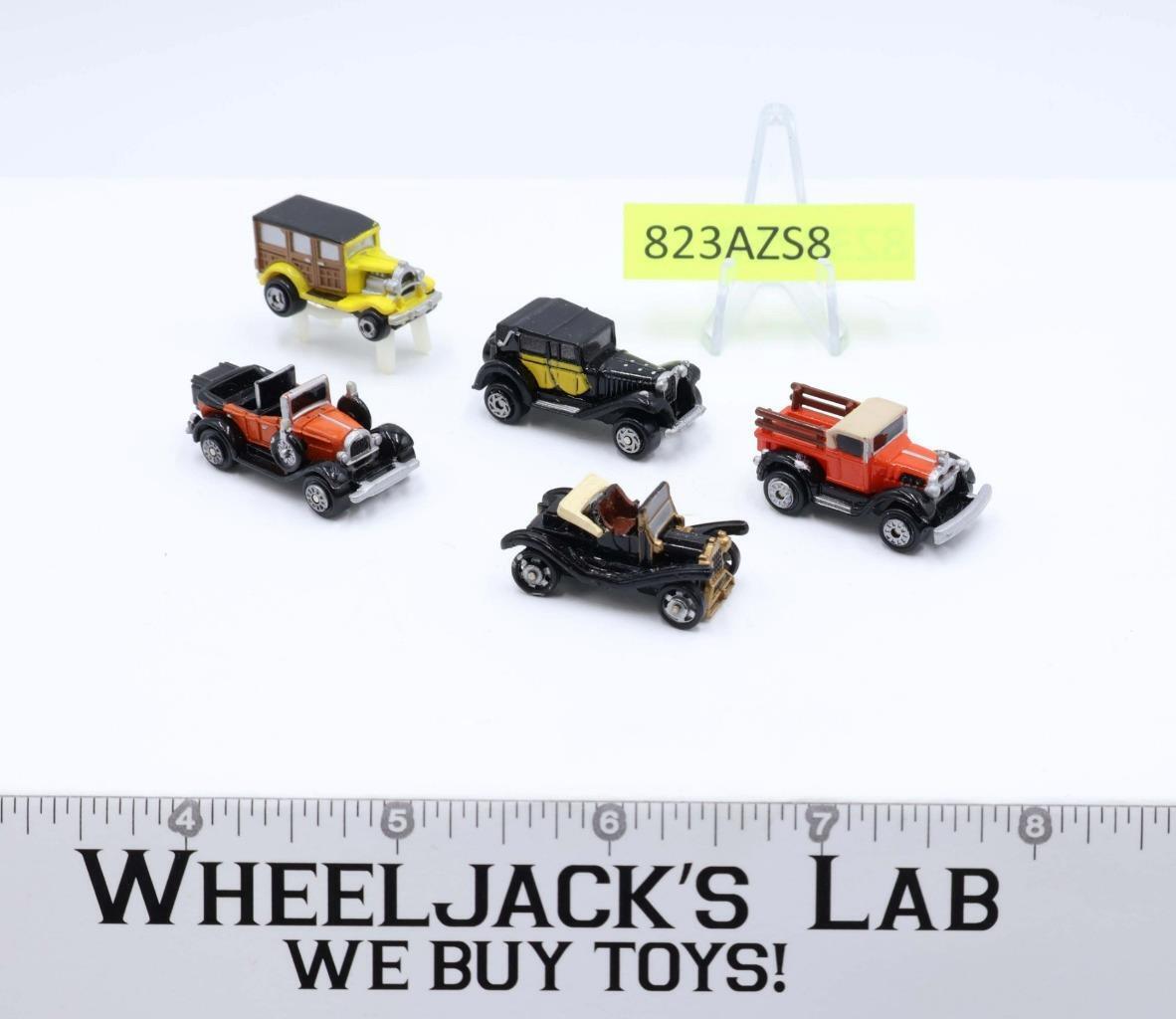 Lot of 5 Cars 1988-89 Vintage Galoob Micro Machines - Wheeljack's Lab
