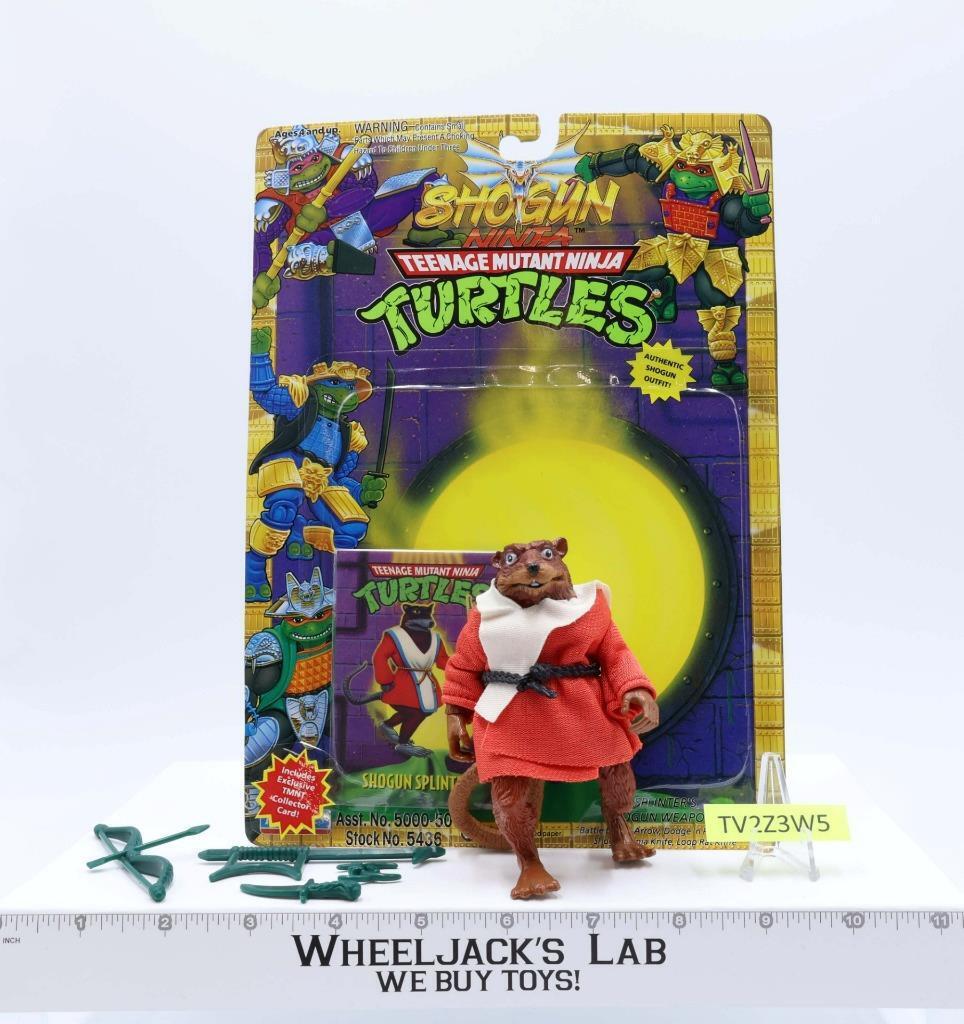 Shogun Splinter 100% Complete W/Card Teenage Mutant Ninja Turtles TMNT ...
