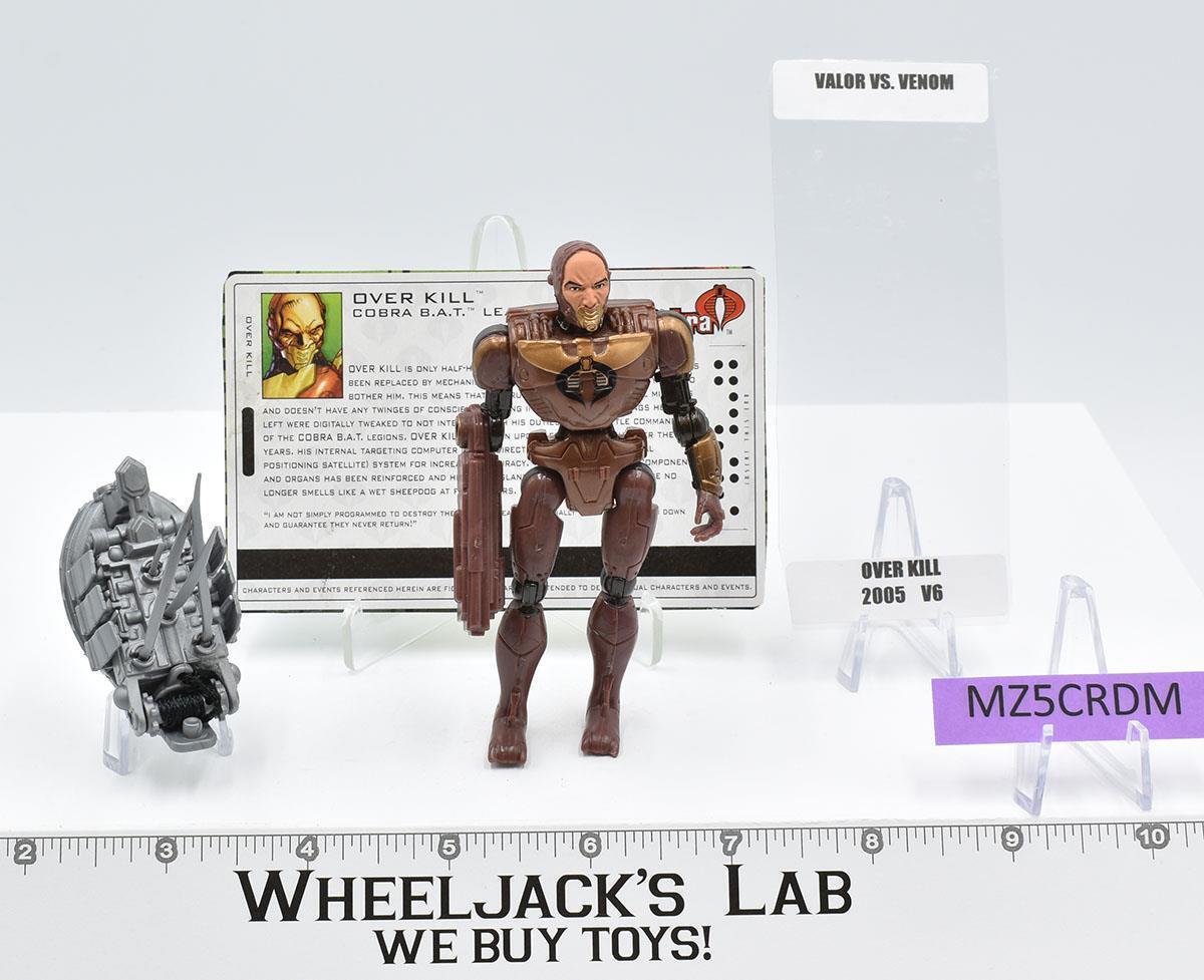 Over Kill v6 100% Complete GI Joe Valor vs Venom 2005 Hasbro Action ...