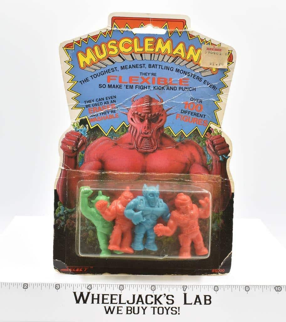 Muscle Men Musclemania New MOSC 1984 Vintage Rubber Wrestler Action ...