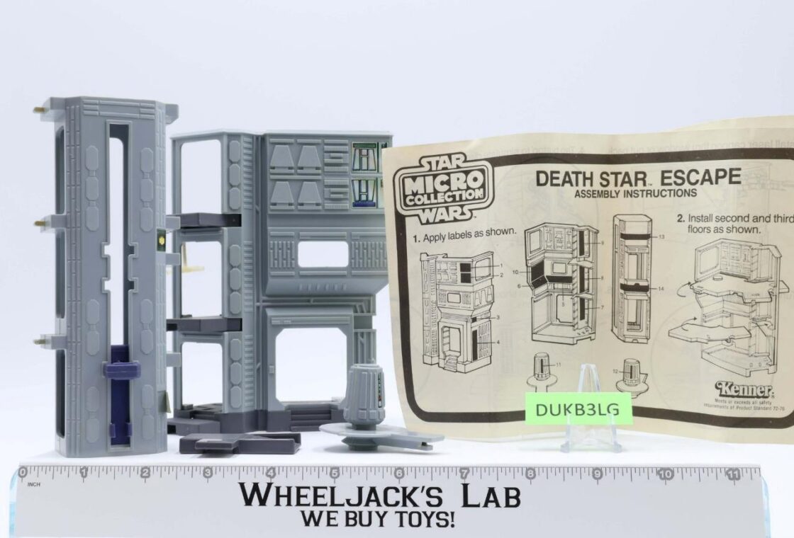 Death Star Escape Star Wars MICRO COLLECTION 1982 Kenner Playset ...