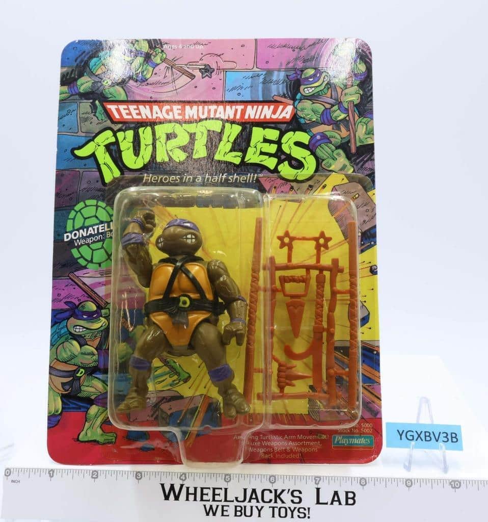 Donatello Teenage Mutant Ninja Turtles TMNT 1988 Playmates NEW MOSC ...