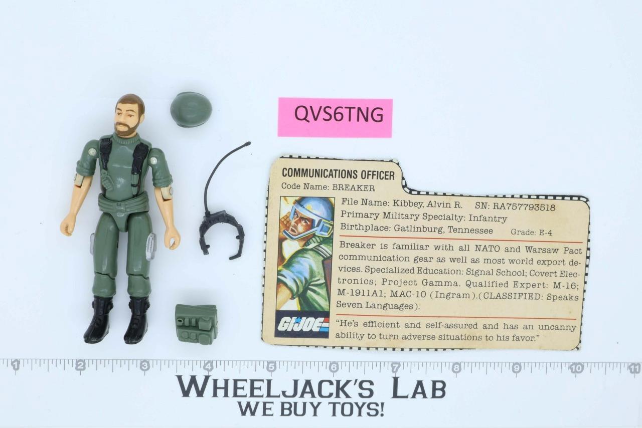Breaker V1 STRAIGHT ARM 100% Complete G.I. Joe 1982 Hasbro Vintage ...