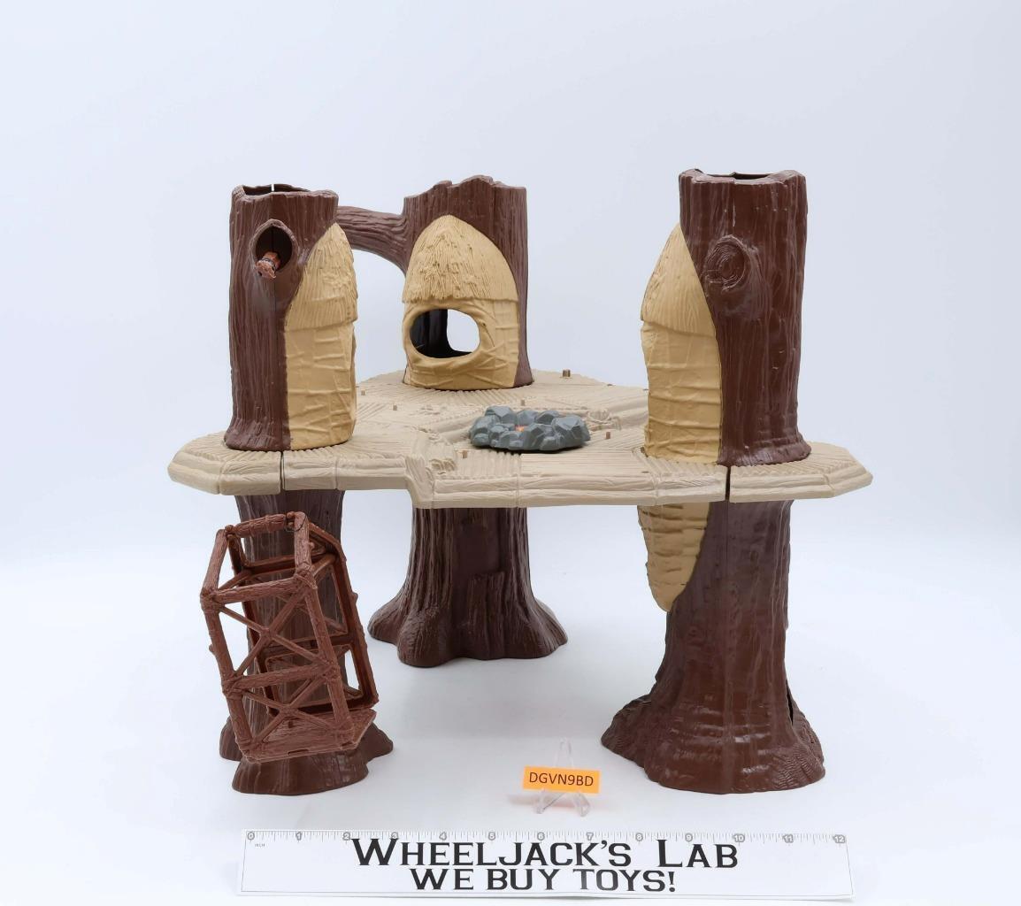 Endor Ewok Village Star Wars ROTJ 1983 Vintage Action Figure Playset ...